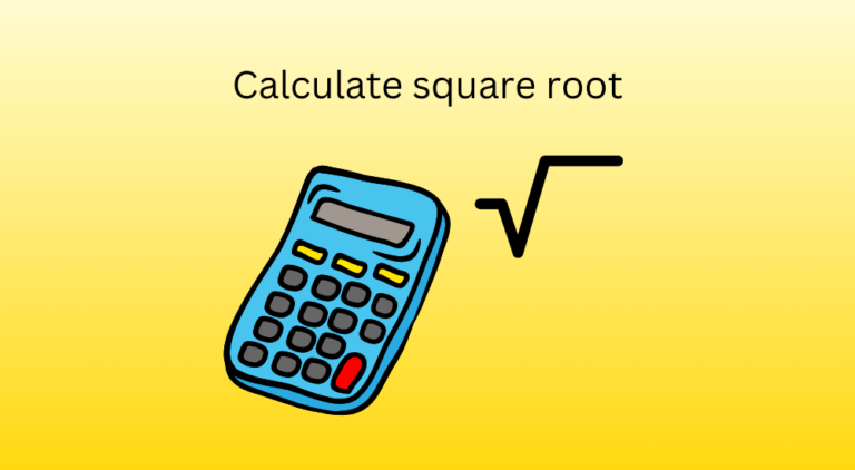 Calculator for calculating square root - Calcolate.com